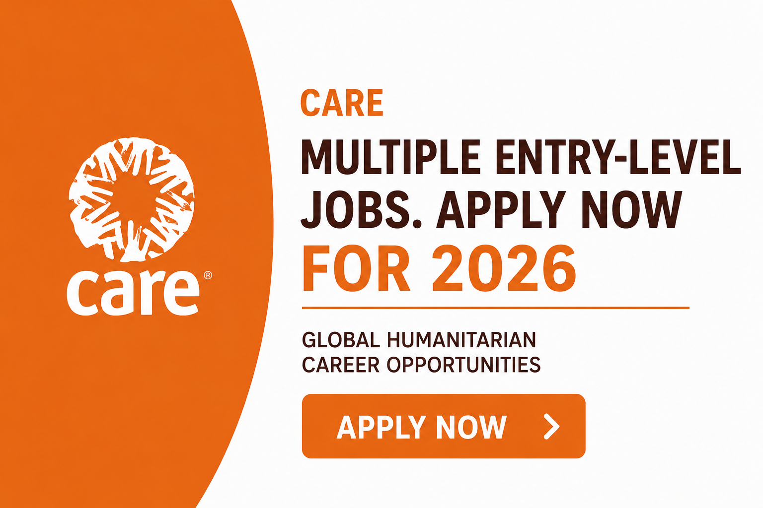 CARE Multiple Entry-Level Jobs. Apply Now for 2026 – Global ...